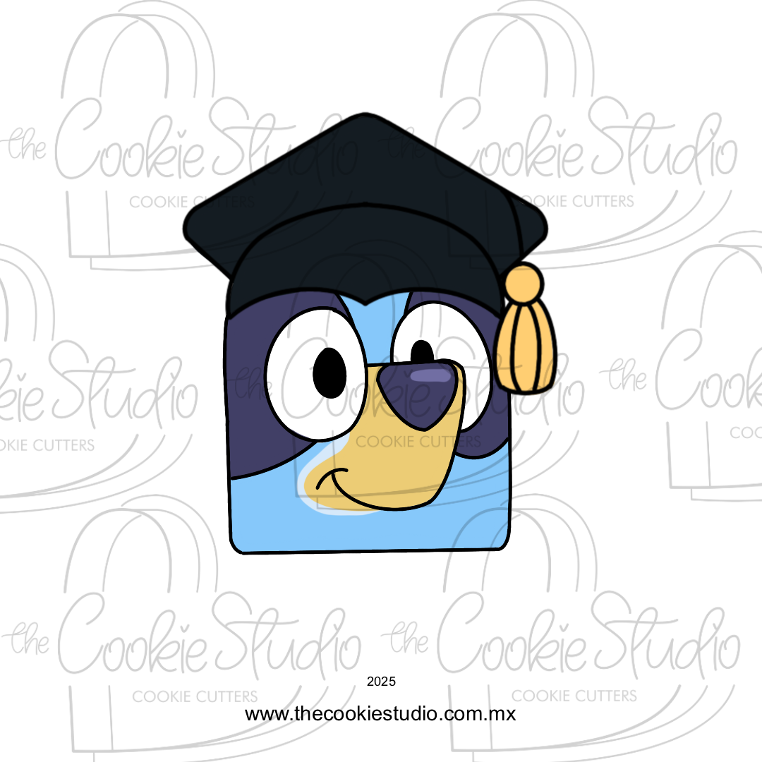 Cortador de Galleta Cara Bluey Birrete – Thecookiestudio